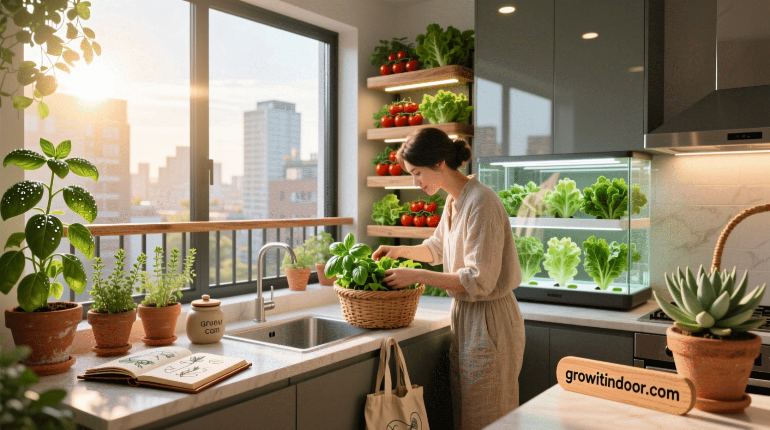 Grow Your Own Food in an Apartment: Self-Sufficiency Guide
