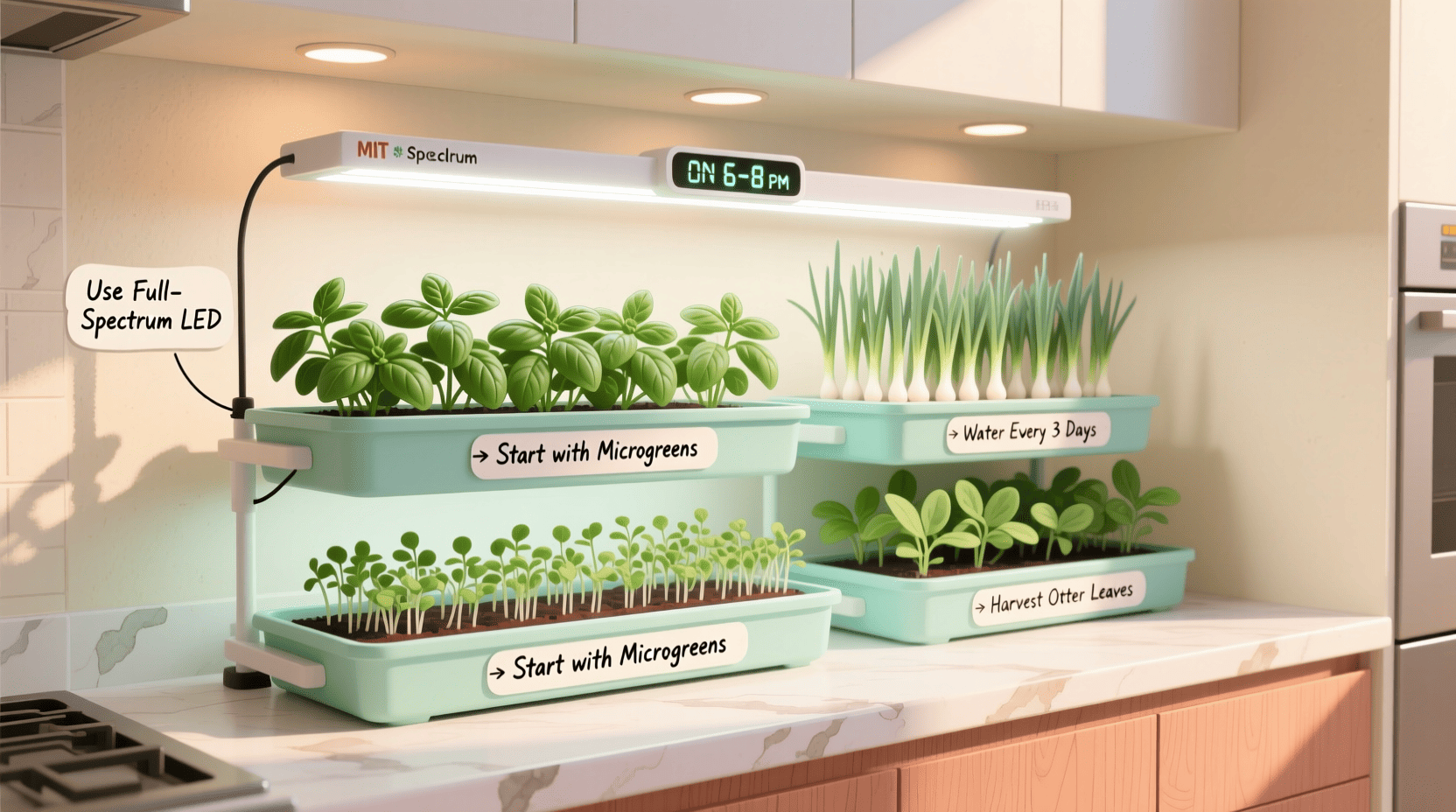 grow food in a windowless room: No Sunlight Needed (2025)